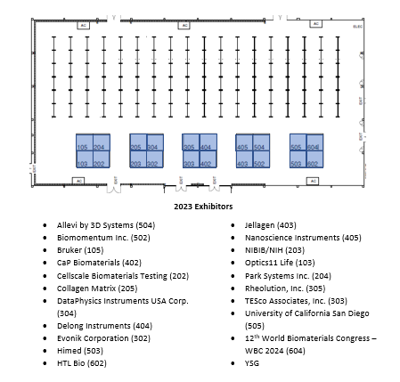 Exhibit Hall Floorplan | SFB 2023